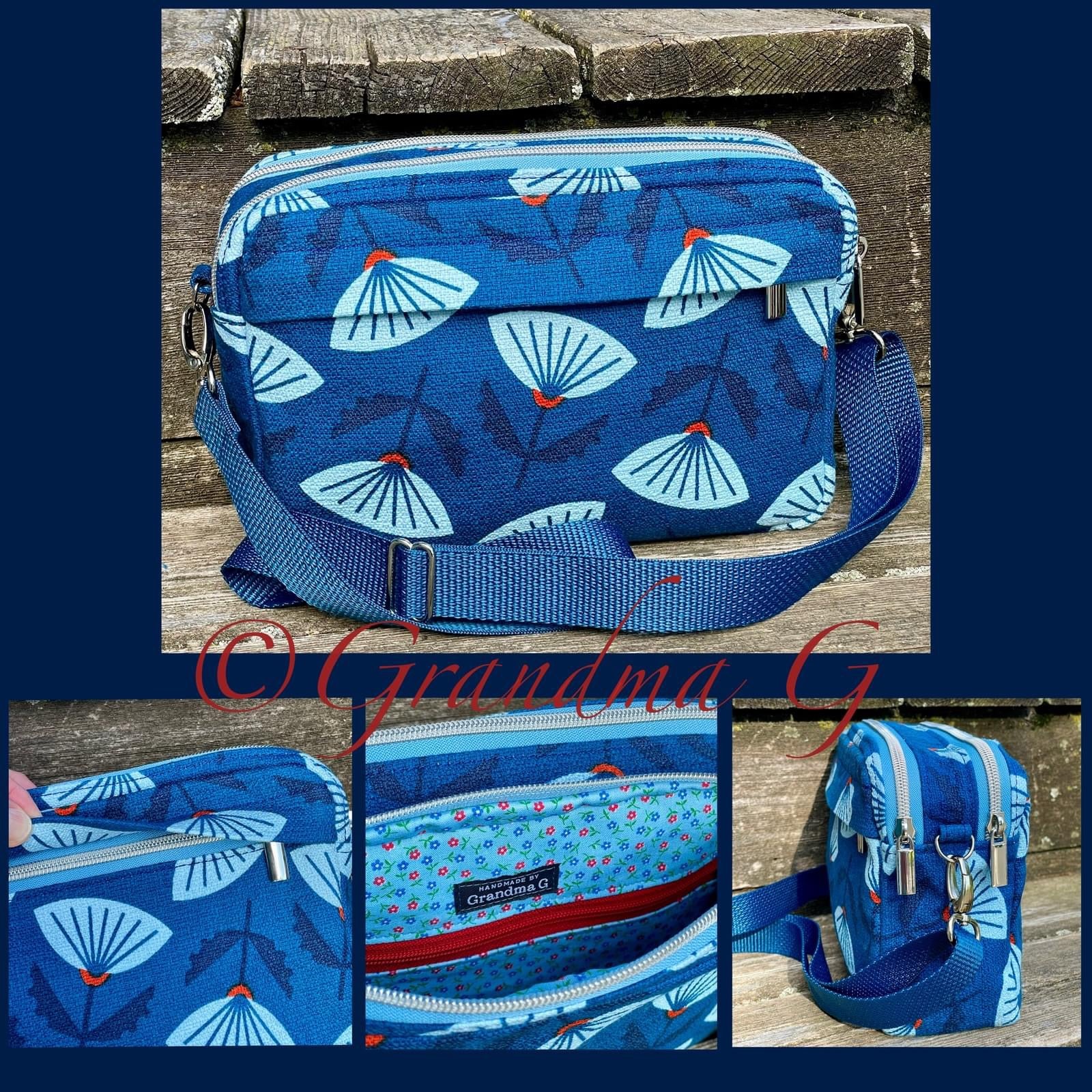 Rae Dual Zip Crossbody PDF Sewing Pattern (includes SVGs, A0 File, Pro ...