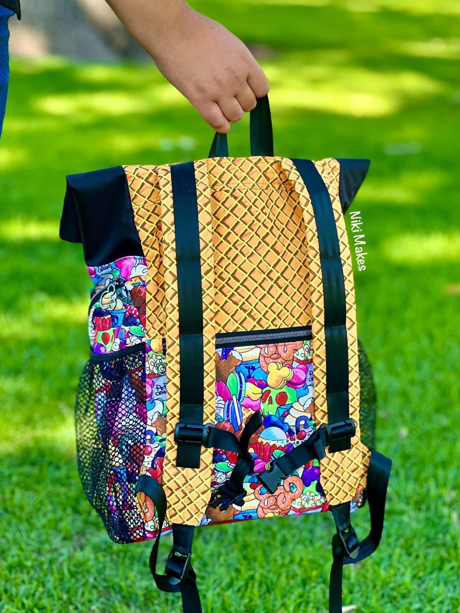 Rick Rolltop Backpack PDF Sewing Pattern (Includes an A0 File, Project ...