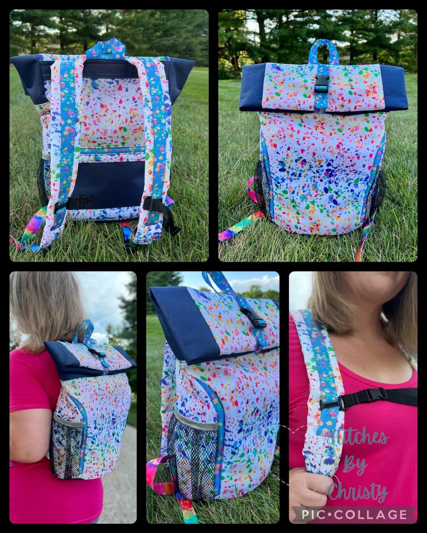 Rick Rolltop Backpack PDF Sewing Pattern (Includes an A0 File, Project ...