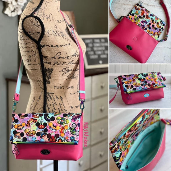 Fiona Foldover PDF Sewing Pattern (includes SVGs, A0 File , Projector ...