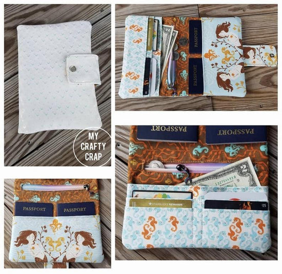 Family Travel Organizer PDF Sewing Pattern (includes SVGs, A0, Project ...