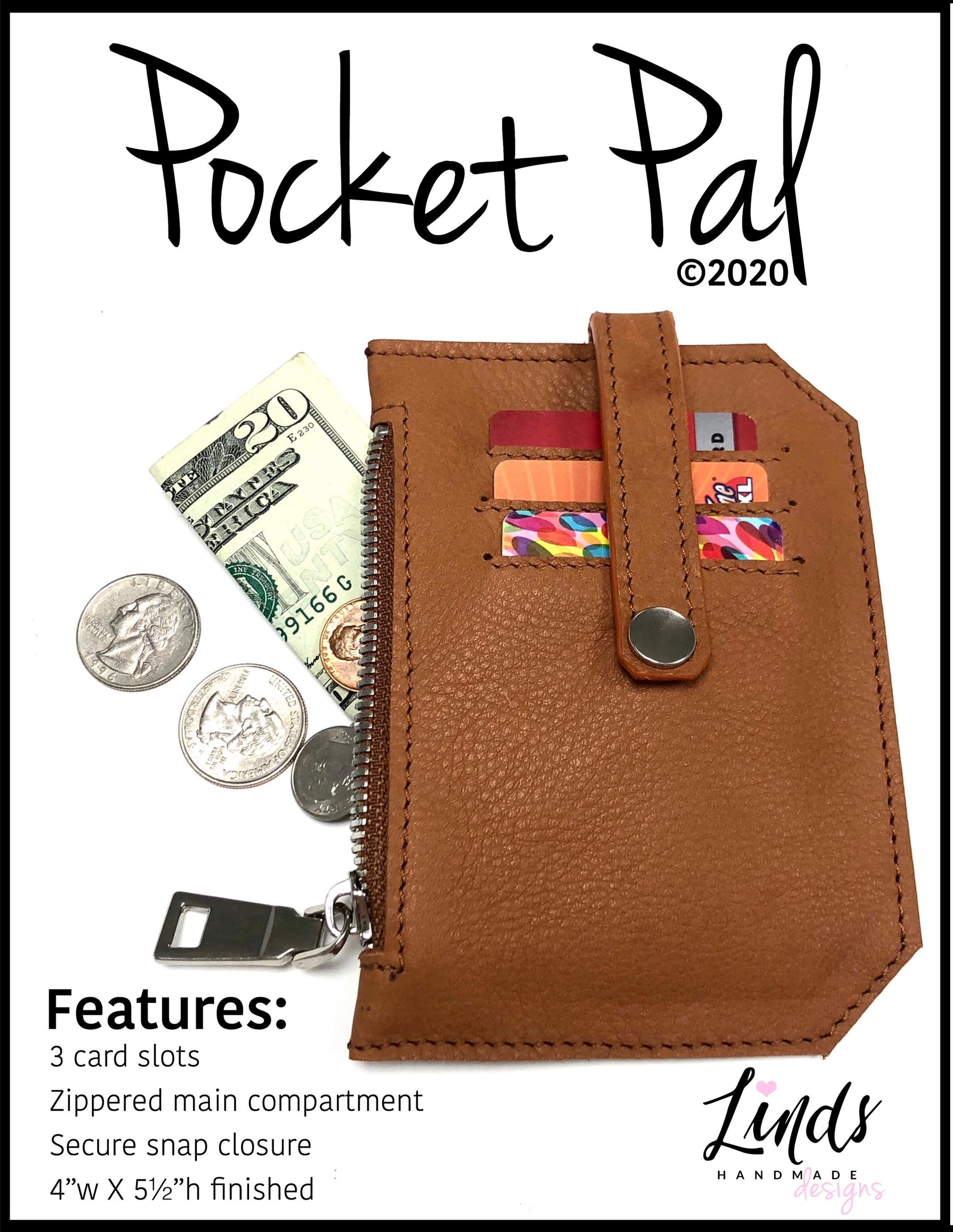 Pocket Pal PDF Sewing Pattern (Includes SVGs, A0 File and Video ...