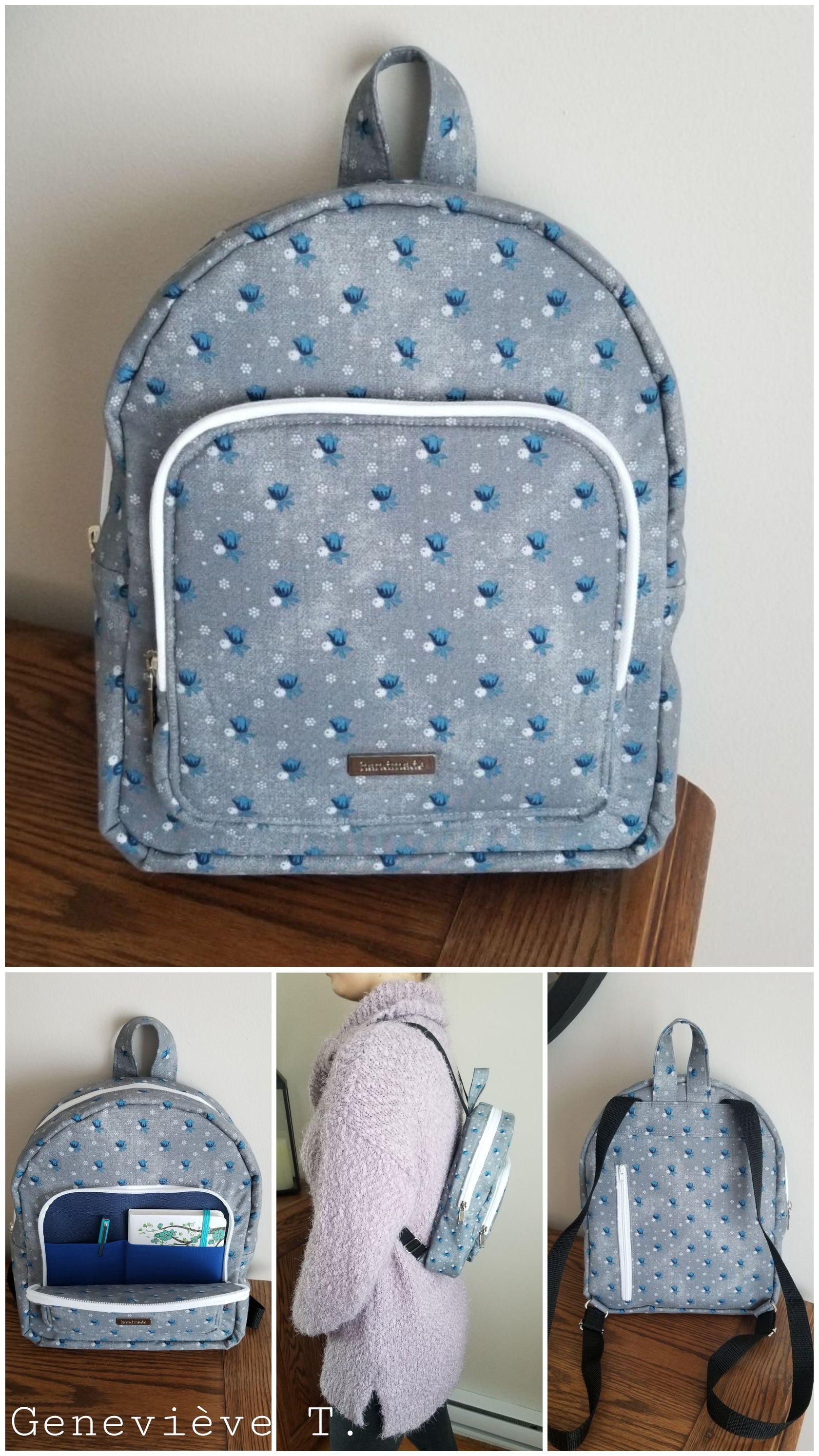 LindSport Mini Backpack PDF Sewing Pattern (includes an A0 File, Proje ...